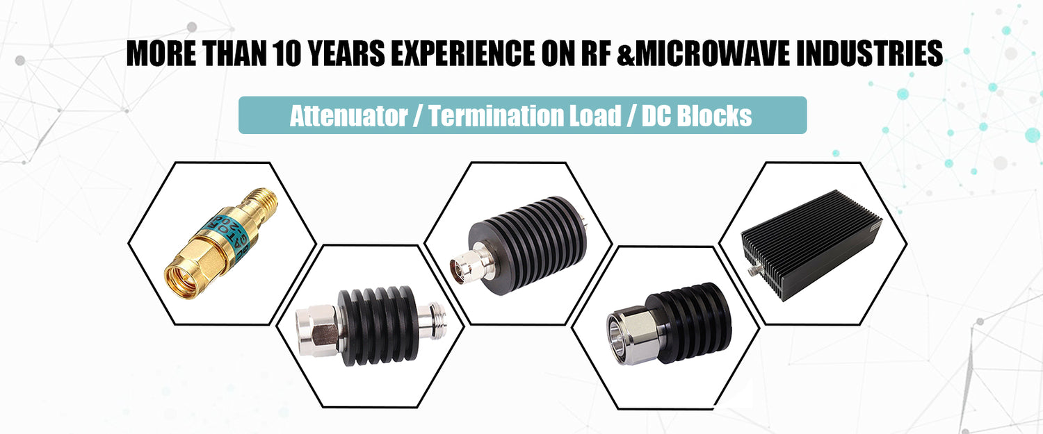 5G Network | RF Coaxial attenuator| RF Termination Load | DC Blocks – rf-attenuator